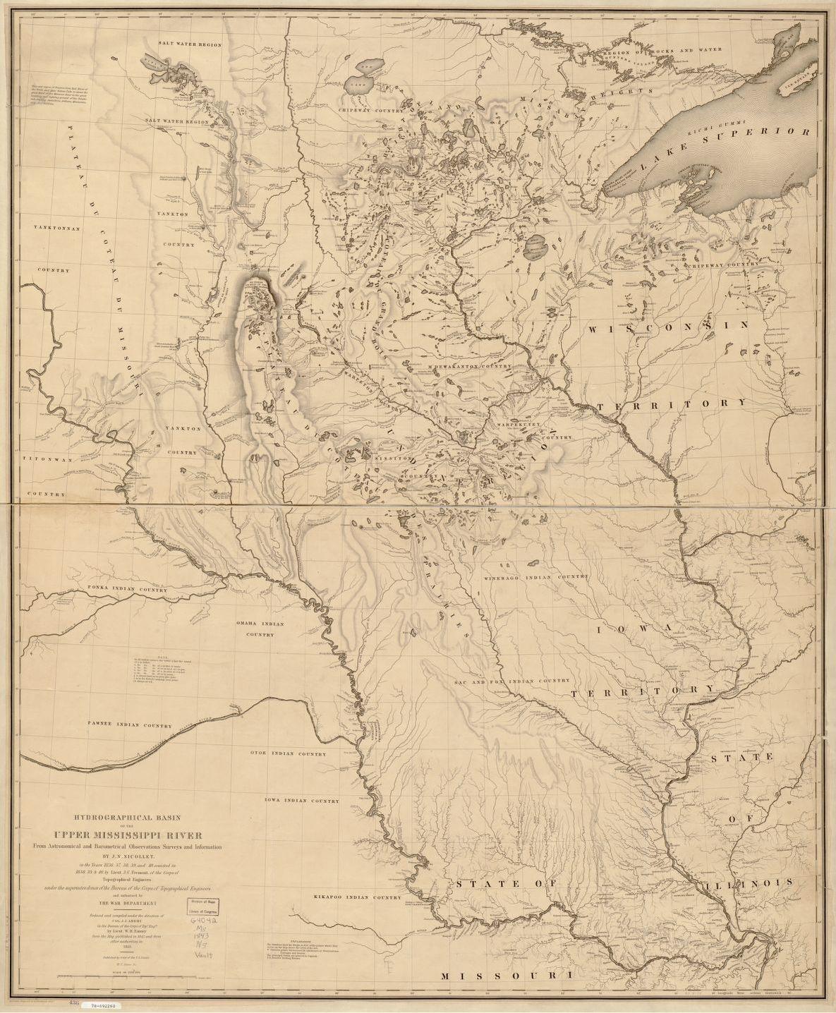 Joseph Nicollet and his map | Nicollet County Historical Society